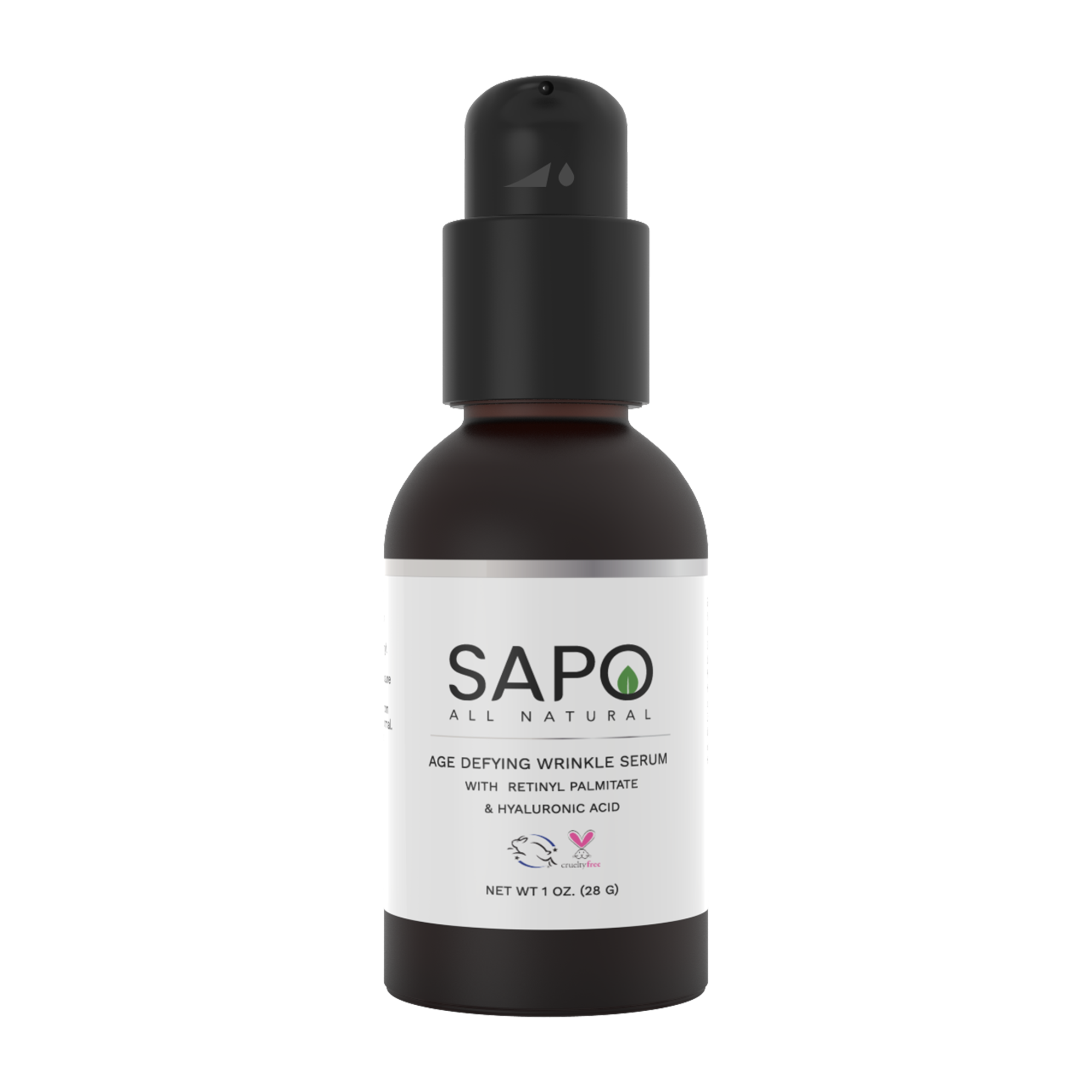 Wrinkle Serum with Retinyl Palmitate and Peptides – Sapo All Natural